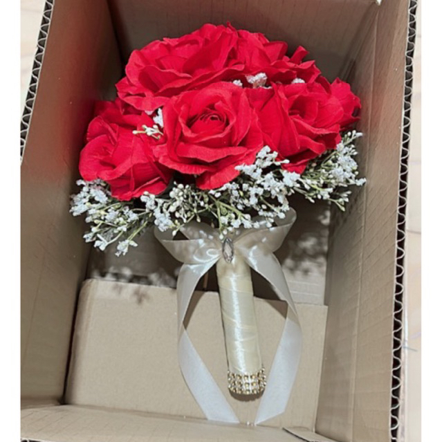 bunga tangan rose baby breath bunga tangan pengantin bunga tangan nikah ...