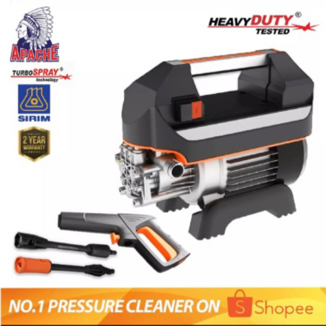 APACHE TurboSpray H14412 120Bar High Pressure Cleaner Brushless ...