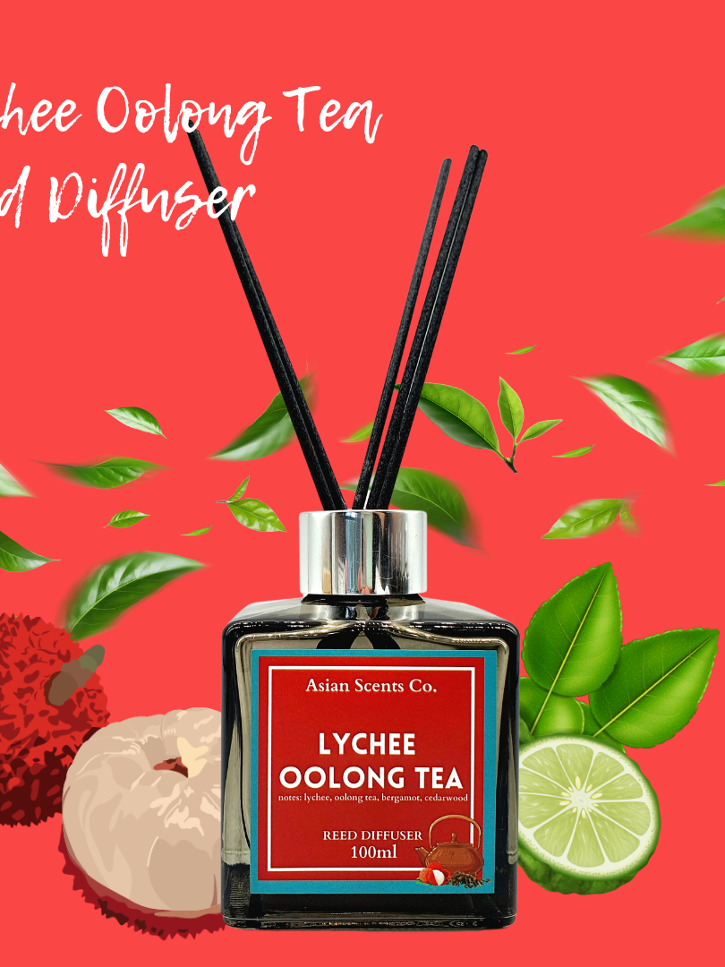 Asian Scents Co. - Lychee Oolong Tea reed diffuser (100ml) | Shopee ...