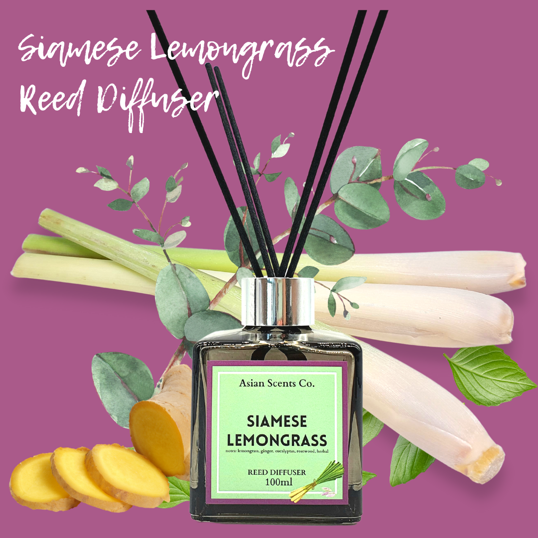 Asian Scents Co. - Siamese Lemongrass reed diffuser (100ml) | Shopee ...