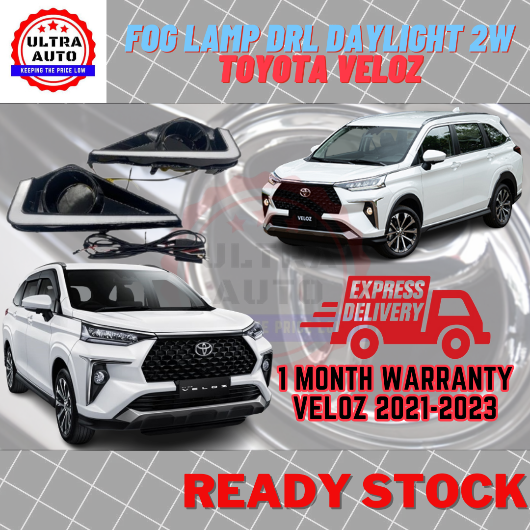TOYOTA VELOZ RUNNING DAYLIGHT FOG LAMP COVER LED 2 COLOUR AVANZA ...
