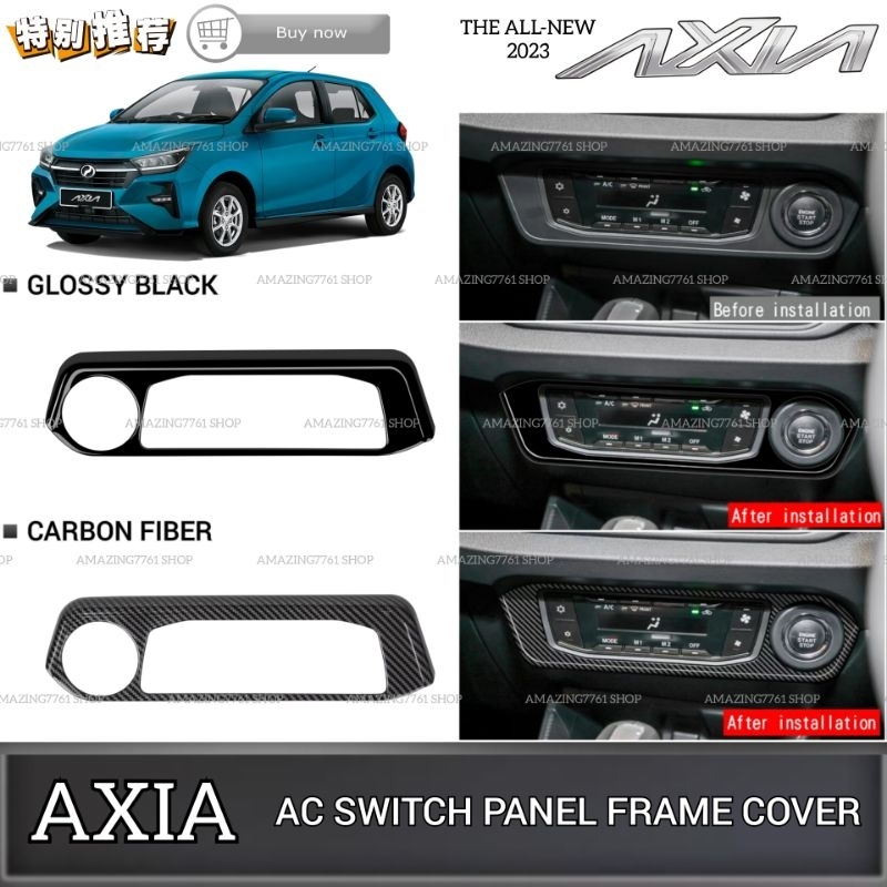 AMAZING NEW PERODUA AXIA 2023-2024 HIGH SPEC CAR CENTER AC SWITCH PANEL ...