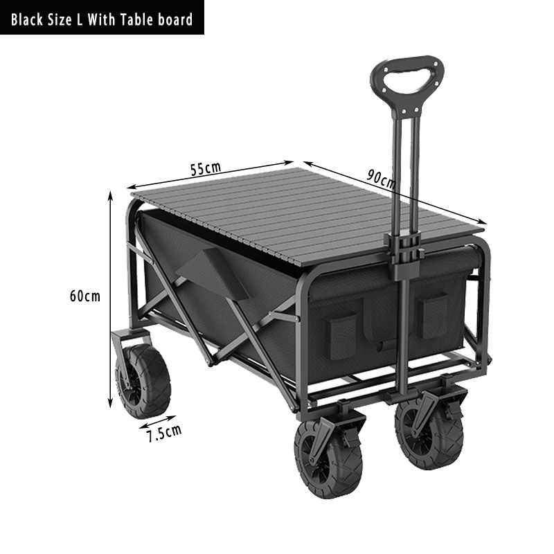 #Free shipping# Camping trolley Outdoor Wagon trolleys foldable trolleys beach tools trolleys ...