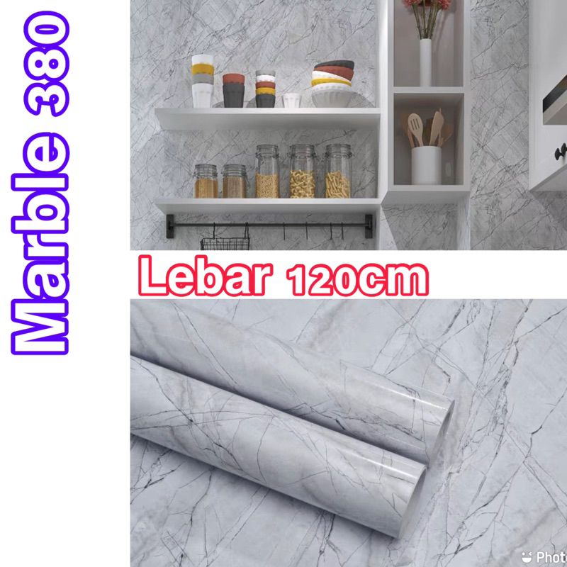 (Free pos) 120cm BIG marble sticker PVC LARGE wallpaper waterproof ...