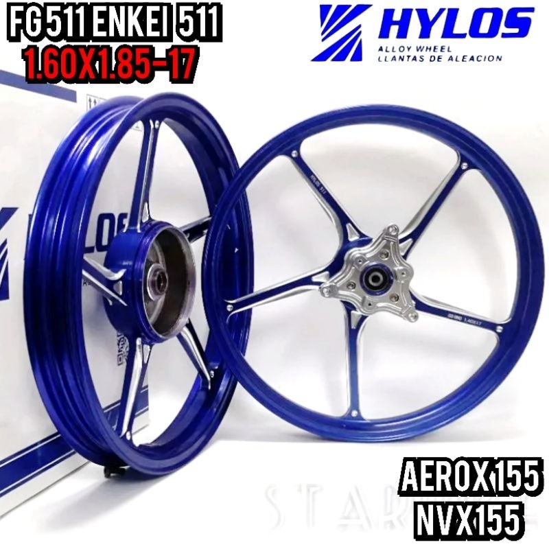 NVX NVX155 AEROX 505 511 FG ENKEI 1.60X1.85-17 SPORT RIM | Shopee Malaysia