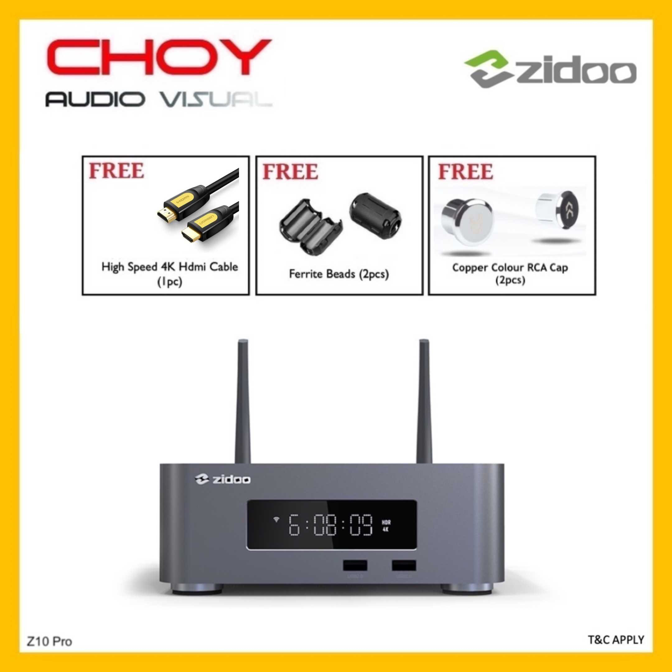 Zidoo Z10 Pro 4K UHD Android Media Player + Free Gift | Shopee Malaysia