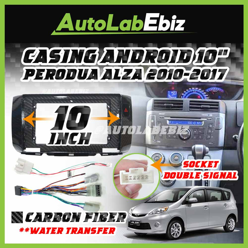 🔥CARBON FIBER🔥 Perodua Alza 2010-2017 [Double Signal] Android Player ...