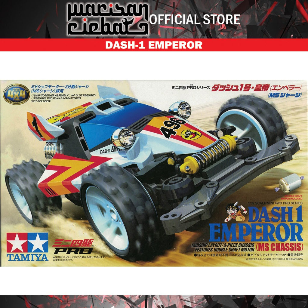 Tamiya 18625 Mini 4WD 1/32 Dash-1 Emperor (MS-Chassis) | Shopee Malaysia