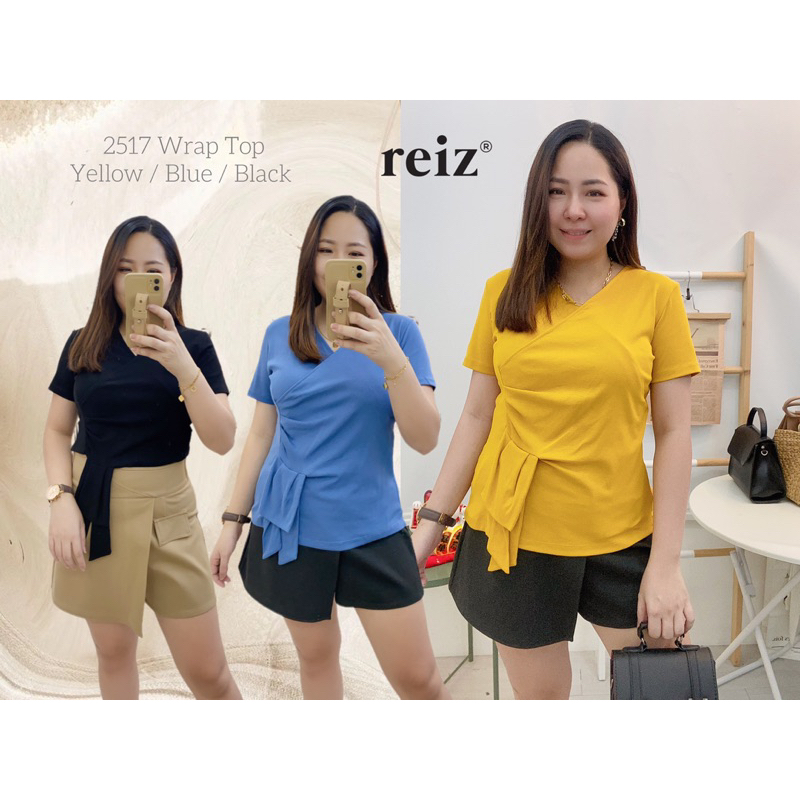 Korean Style Women Wrap Top[Ready Stock] | Shopee Malaysia