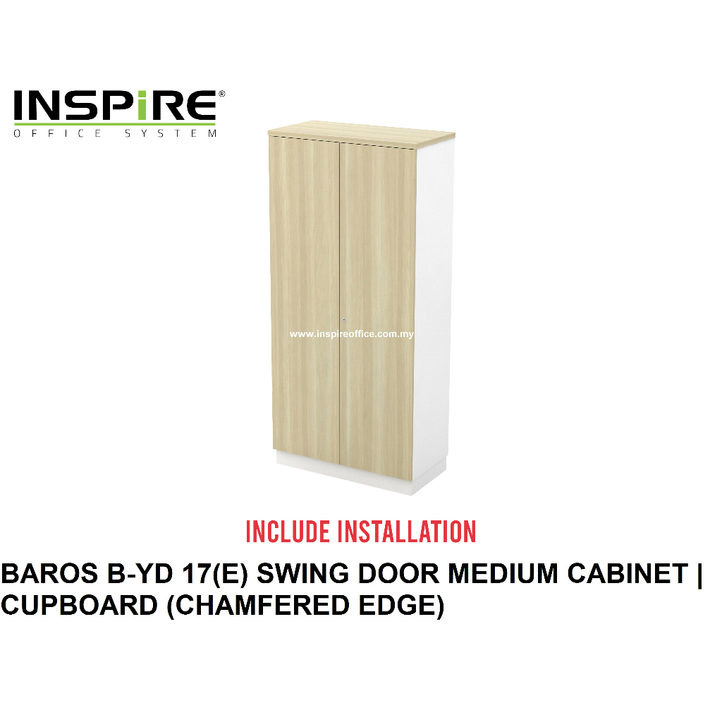 BAROS SERIES B-YD17(E) SWING DOOR MEDIUM CABINET | CUPBOARD (CHAMFERED ...