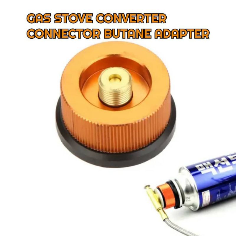 Gas Stove Converter Connector Butane Adapter Yellow | Shopee Malaysia