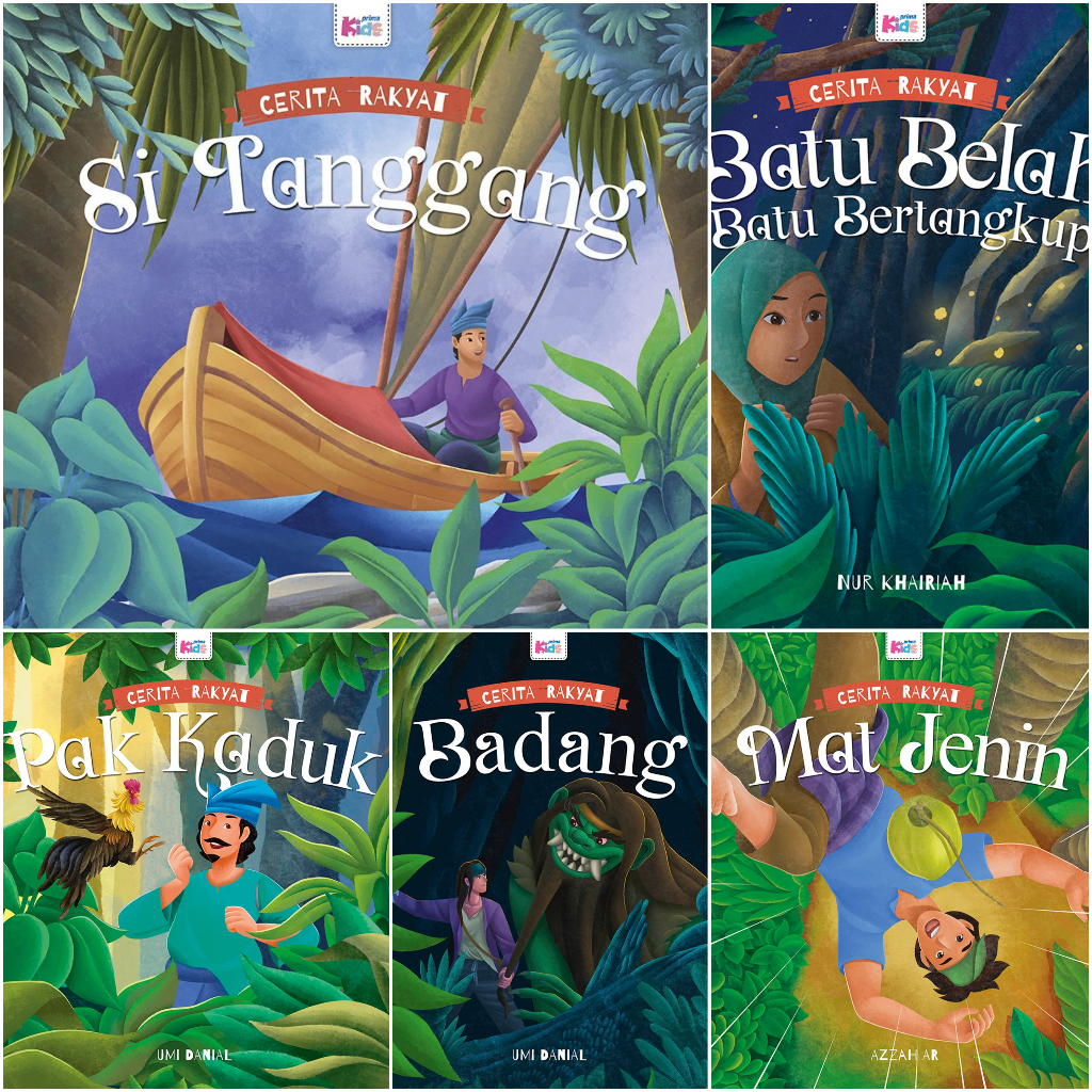 Buku : Cerita Rakyat - Tanggang, Mat Jenin, Pak Kaduk, Badang, Batu ...