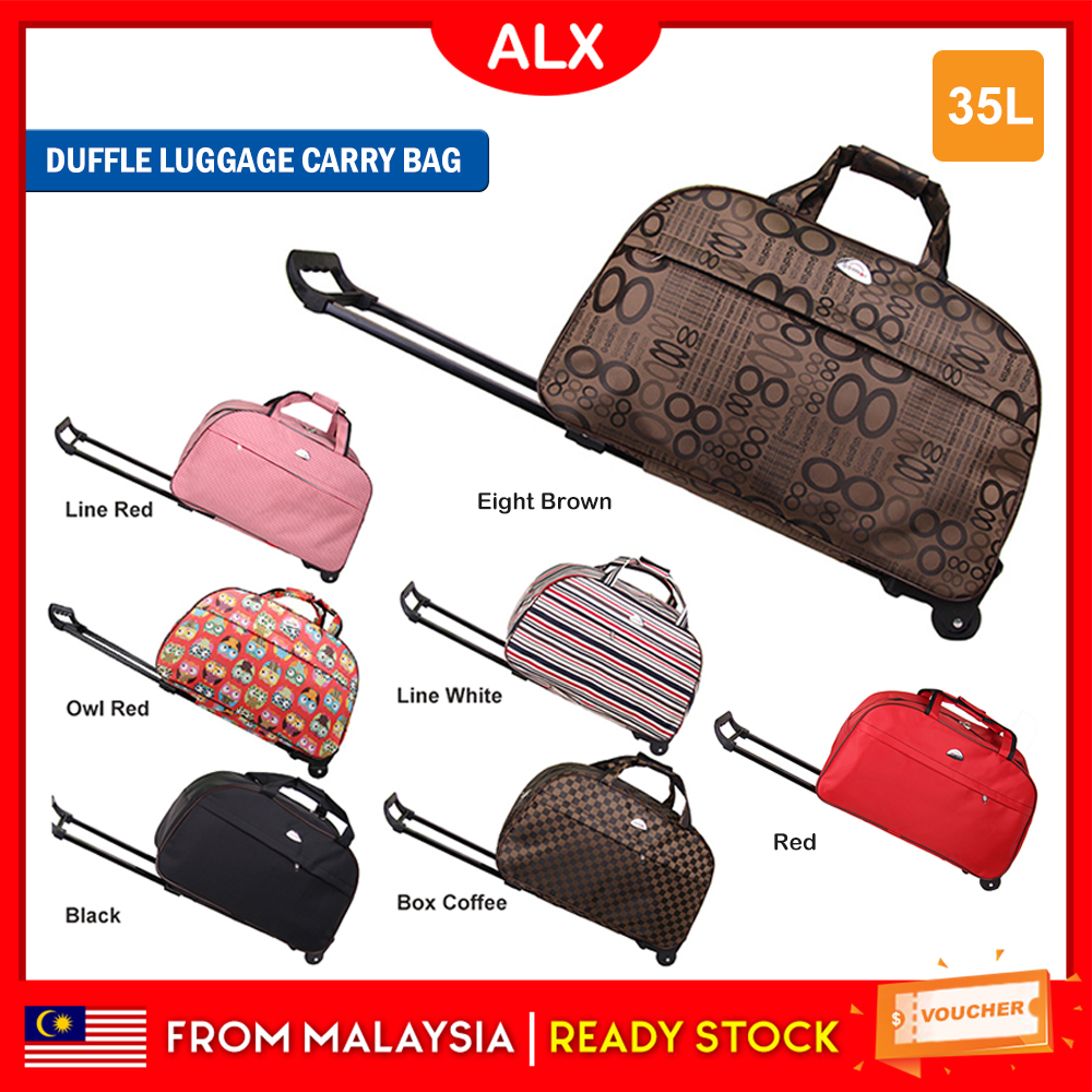 ALX Portable Hand Carry Trolley Bag - 35L (2 in 1) 188 | Shopee Malaysia
