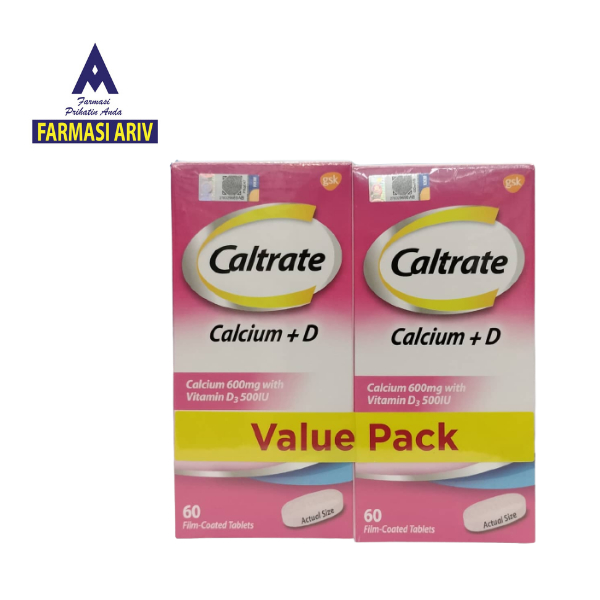 Caltrate Calcium + D - 60 Film-Coated Tablets | Shopee Malaysia