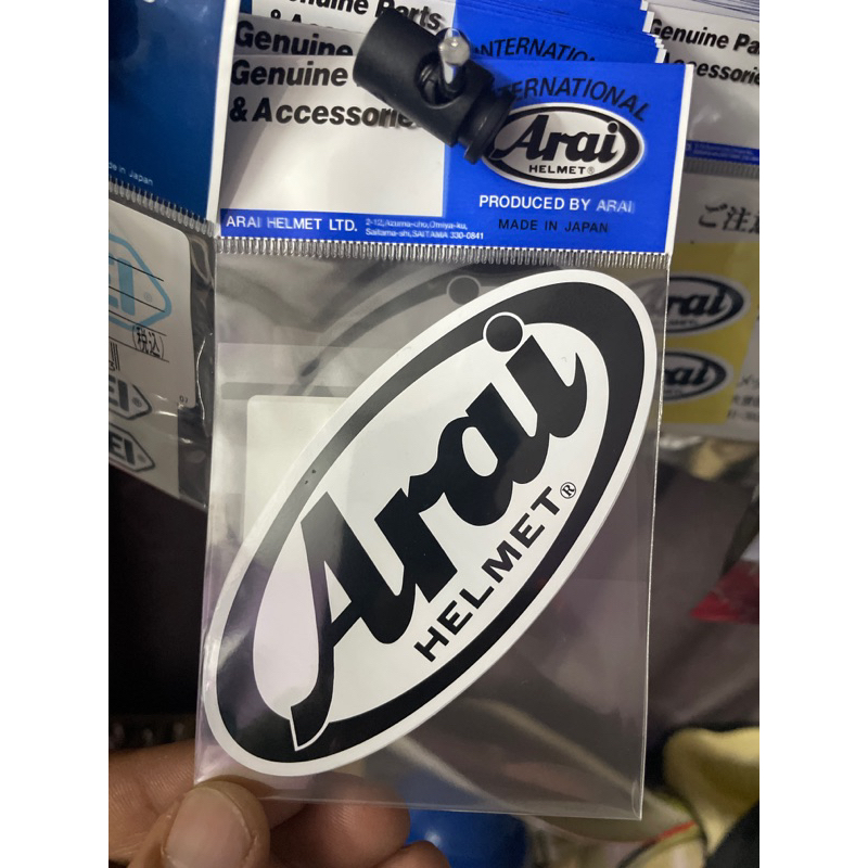 💯% Original Japan 🇯🇵 Sticker Arai & Shoei | Shopee Malaysia