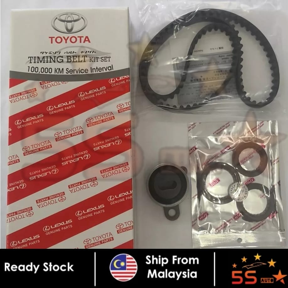 Timing Belt Kit Set for Toyota Levin 20V (Twin Cam) (Silver Top) 4AGE ...