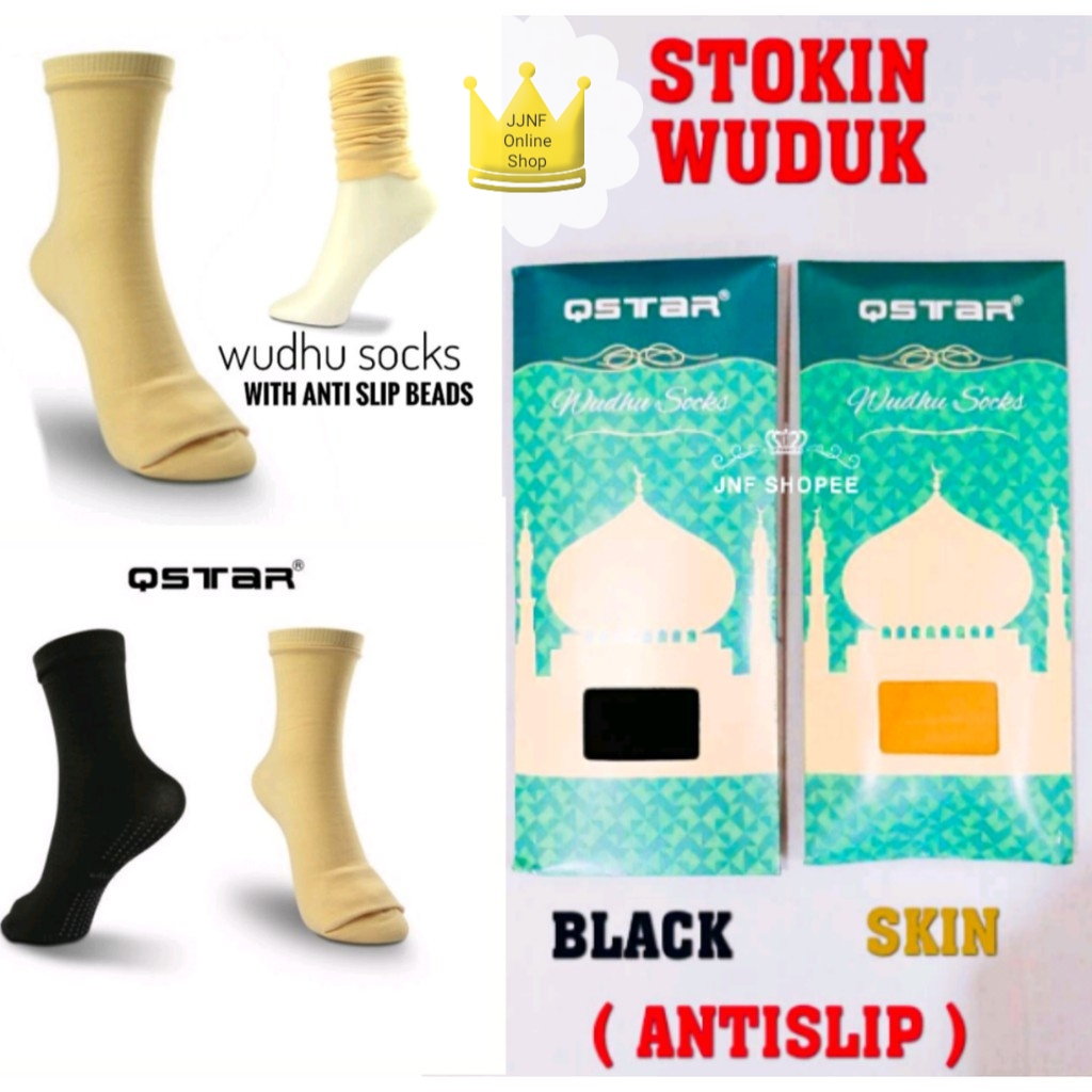 (Anti Slip)Kasut Tawaf Umrah Haji Tapak Getah Shoes Muslimah Socks hajj ...