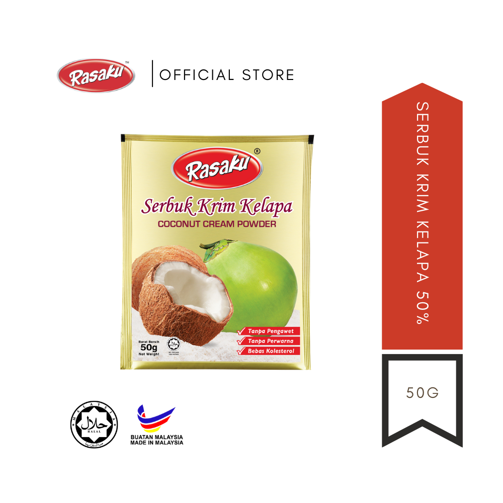 RASAKU Coconut Cream Powder/Serbuk Krim Kelapa 50g | Shopee Malaysia