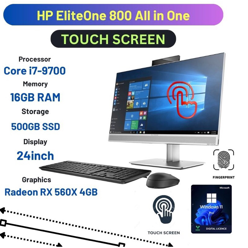 HP EliteOne Touch i7-9700/16GB/512GB 4GB Graphics | Shopee Malaysia