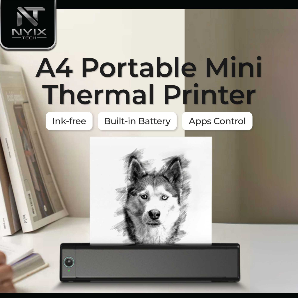 Phomemo A4 Mini Printer Photo Portable Small Phone Wireless Bluetooth ...