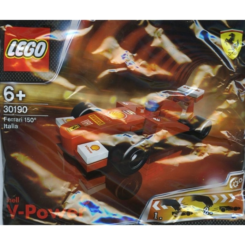 LEGO SHELL V-POWER 30190 FERRARI 150 ITALIA | Shopee Malaysia