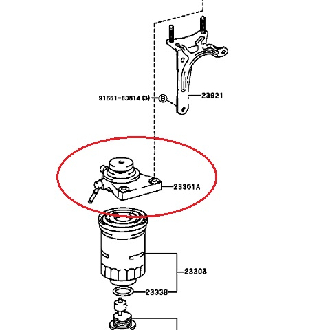 TOYOTA LAND CRUISER FUEL FILTER CAP ASSY | Shopee Malaysia