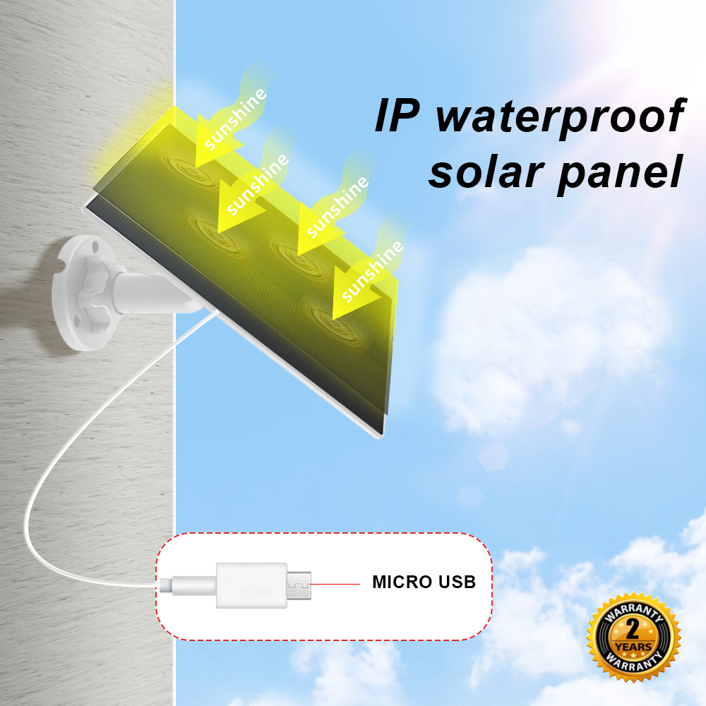 solar panel 3M cable IP66 waterproof solar charging panel 2W power ...
