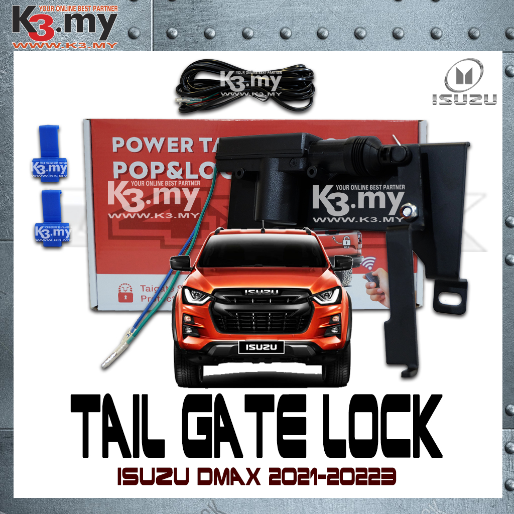 Isuzu DMax D-Max 2021-2023 Pod & Lock Power Tail Gate Security Centre ...