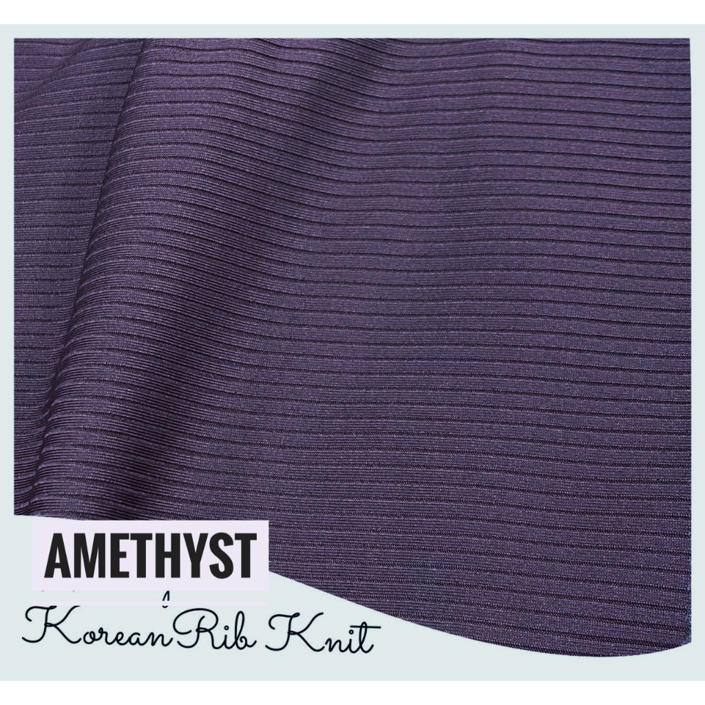 Open Meter / 💗Korean Rib Knit Kain Pasang Bidang 60💗 | Shopee Malaysia