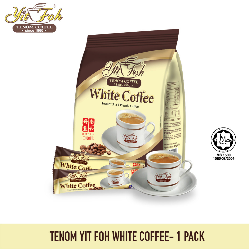 Tenom Yit Foh White Coffee 3-In-1 Premix Coffee 沙巴益和丹南咖啡 Instant Coffee ...