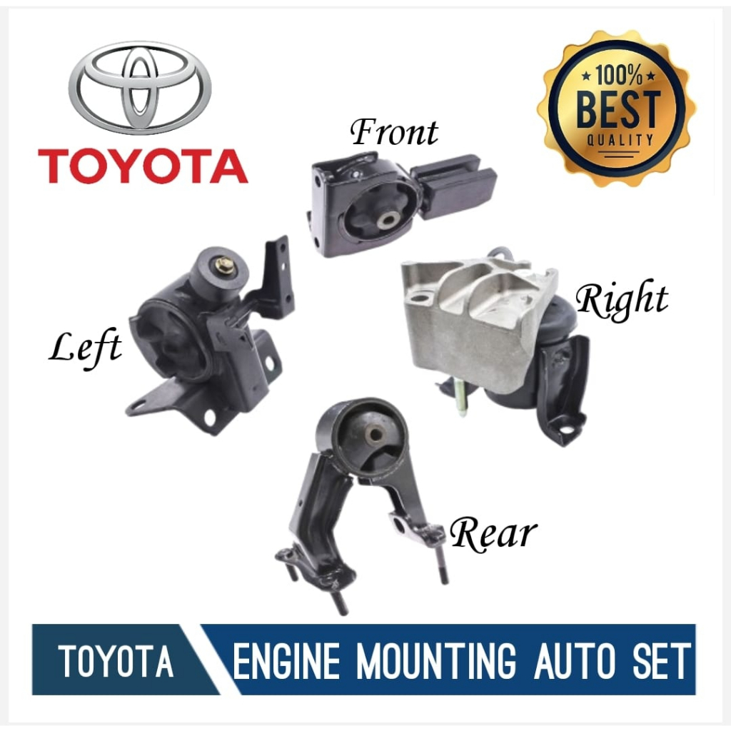 TOYOTA Engine Mounting Set for Toyota Caldina 2.0L AZT241 (NO TURBO ...
