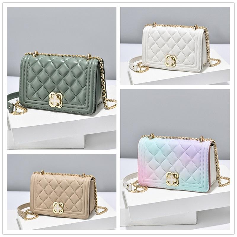 2023 New Hot Sale Female Diagonal Straddle Design Chain Bag Gradient ...