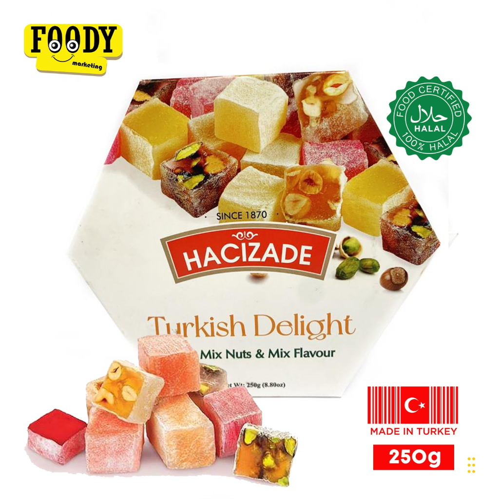 Turkish Delights Lokum Sedap Manisan Dari Turki | Turkish Sweet - 250g ...