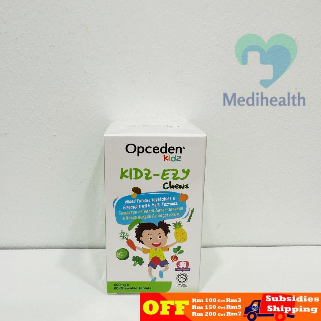 Opceden Kidz-Ezy Chews Chewable Tablets (600 mg x 60's) | Shopee Malaysia