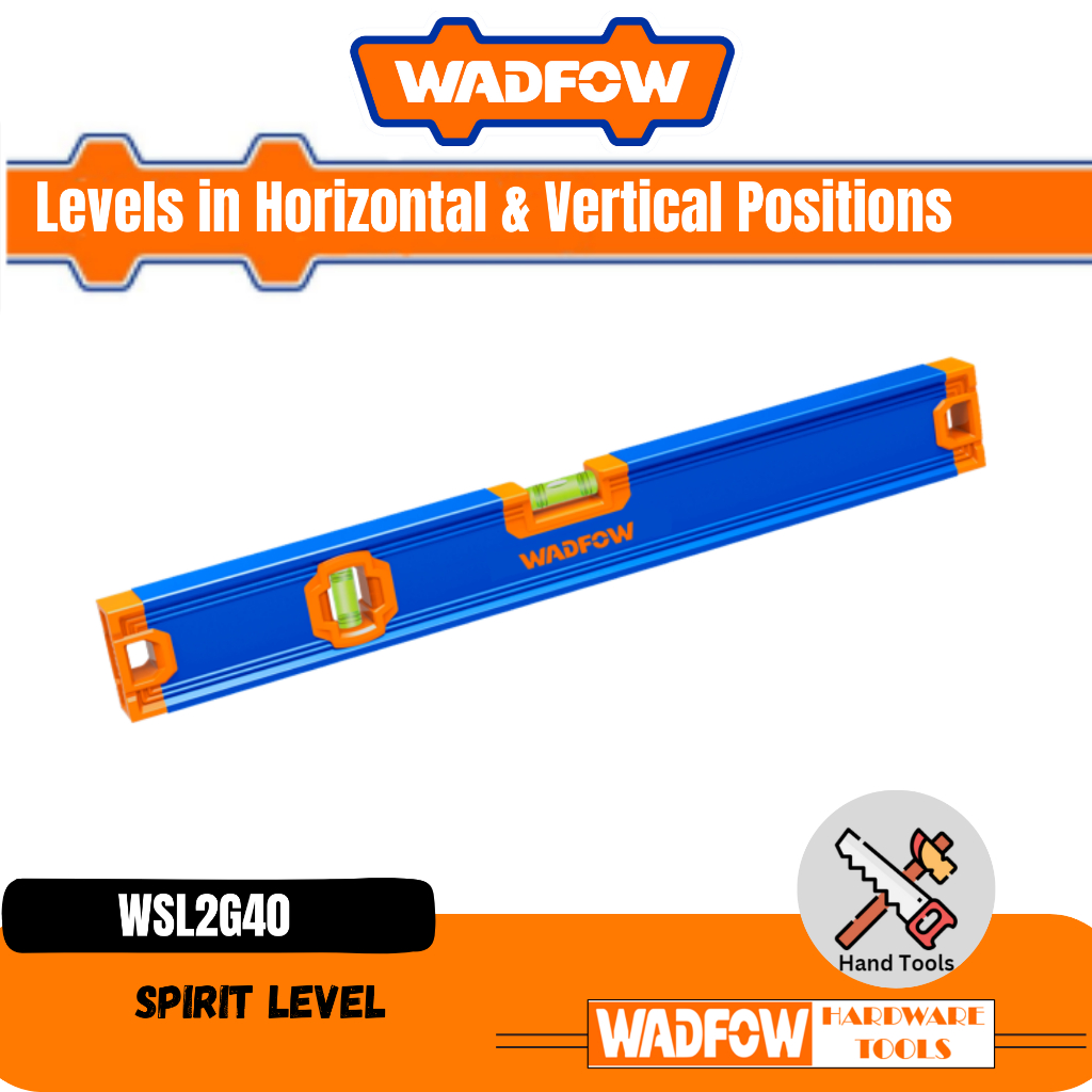 WADFOW Spirit Level, Length: 40-80cm, w/ 2 Spirit Bubbles / Levels in ...