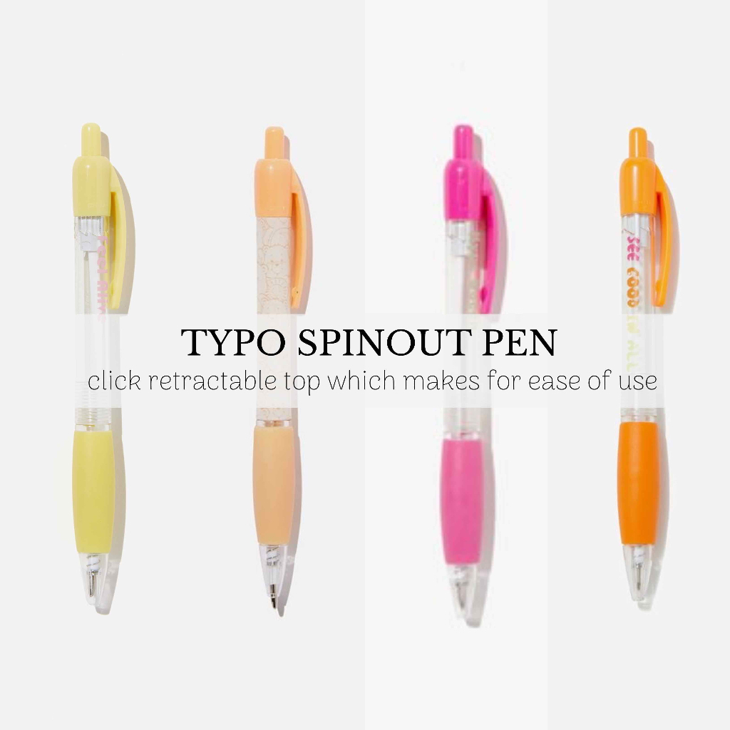 TYPO Pen / Spinout Pen Roller Ballpoint 0.7mm / Classic Black Ink ...