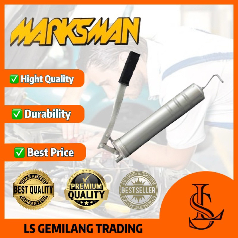 MARKSMAN HAND GREASE PUMP GREASE GUN MINYAK PUMP | Shopee Malaysia