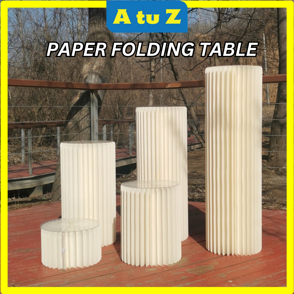 AtuZ Paper Folding Dessert Table Wedding Hall Scene Layout Welcome Area ...