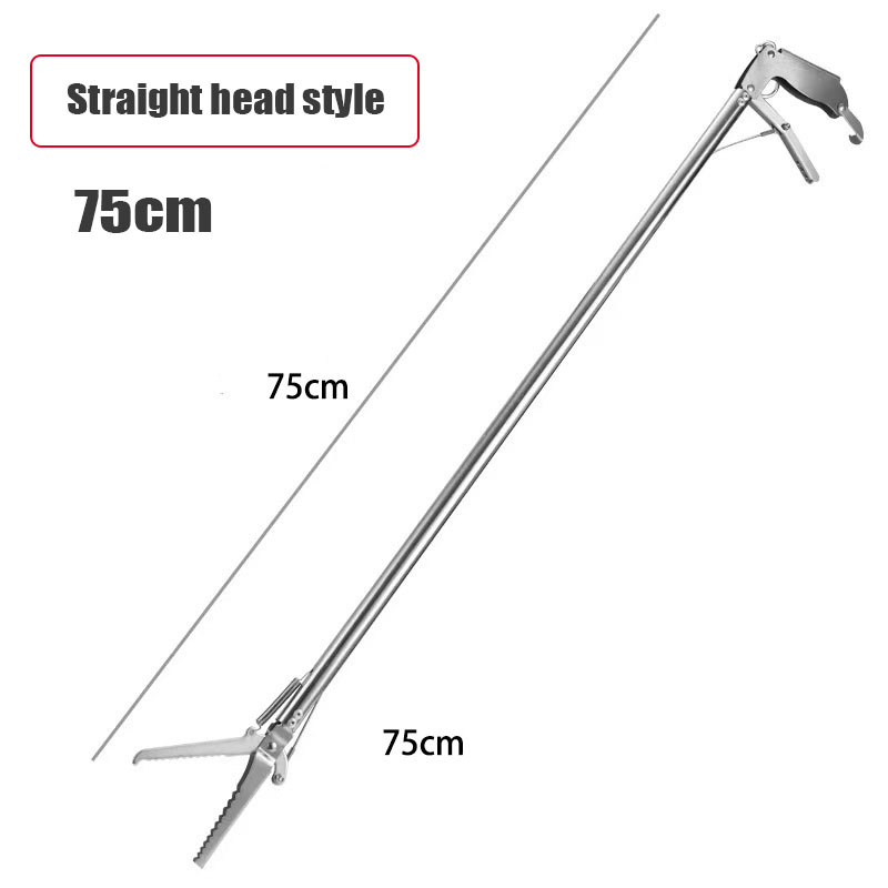 Snake Catcher Stainless Steel Snake Tong Reptile Grabber Universal ...