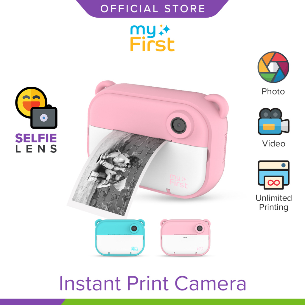 myFirst Camera Insta 2 -12MP Instant Print Camera for Kids Thermal ...