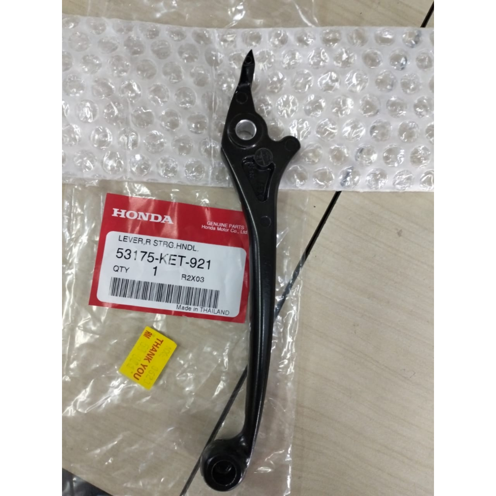 HONDA RS150 RSX WAVE125 BRAKE LEVER BRAKE TANGAN ORIGINAL 53175-KET-921 ...