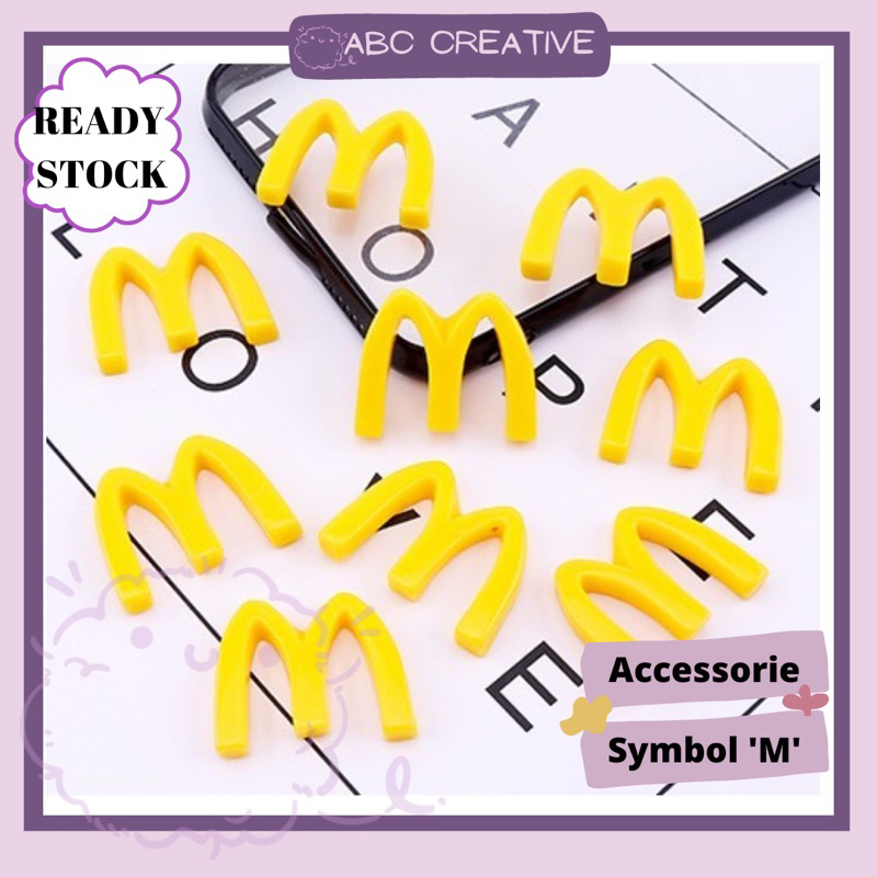 3pc DIY Symbol M Accessories (McDonalds) | Shopee Malaysia