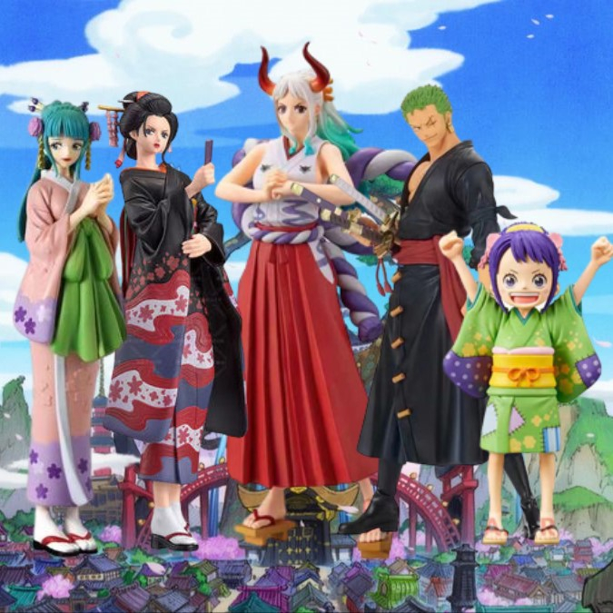 One Piece Wano Arc Yamato Figure Zoro Figure Robin Figure Kozuki Hiyori ...
