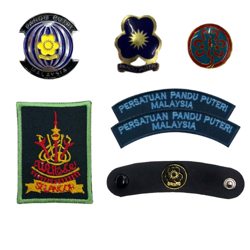 LENCANA KADET PANDU / TUNAS PUTERI ( FULL SET ) | Shopee Malaysia