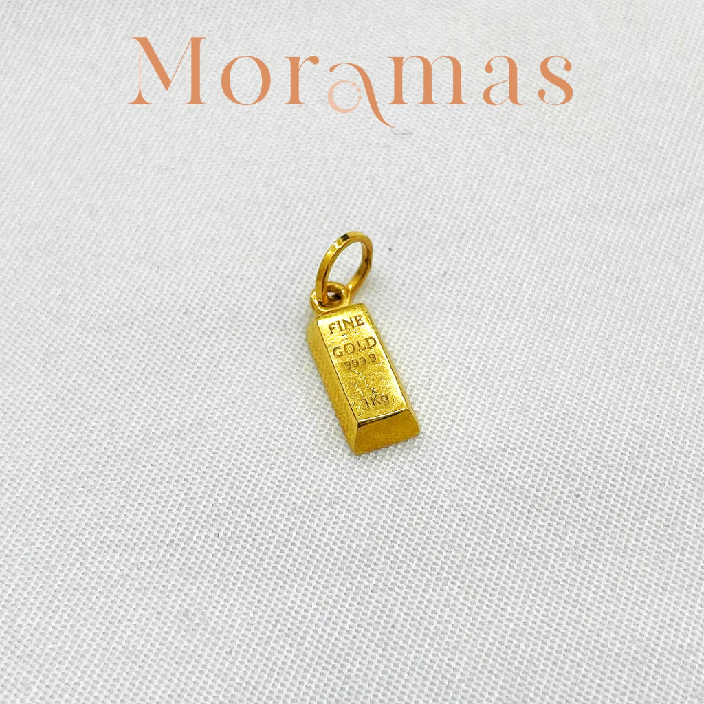 Moramas GOLDBAR Pendant 916 Gold/ Loket GOLD BAR Emas 916/ 金砖吊坠916金 ...
