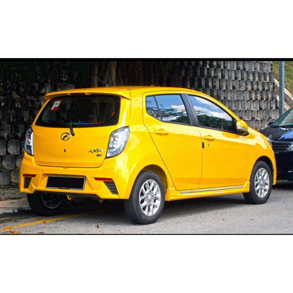 Perodua Axia Side Door Moulding / Body Lining Stainless Steel Trim ...