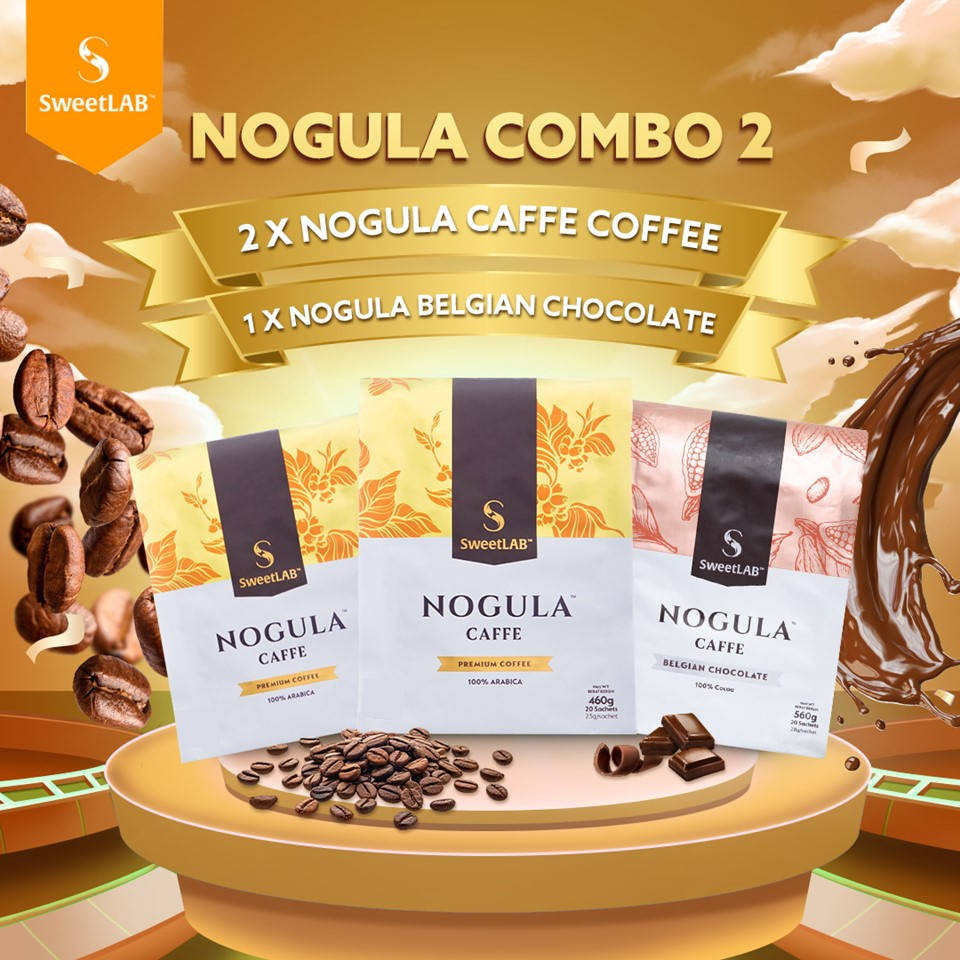 [Nogula Combo] SweetLAB NOGULA CAFFE 100% Arabica 3 in 1 Instant Coffee ...