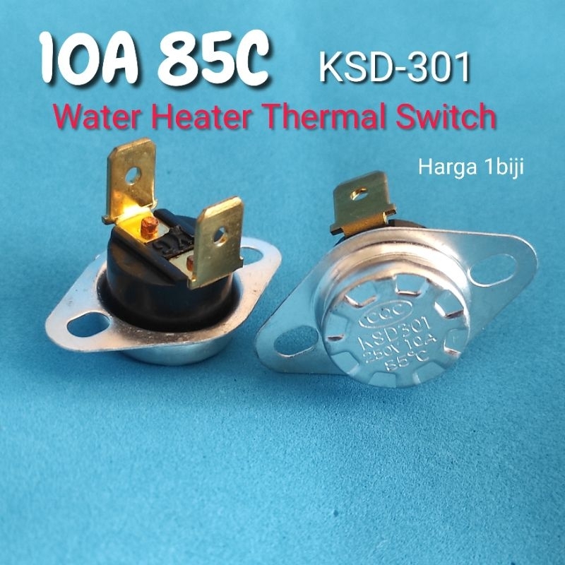 1 biji 10A 85C KSD301 Water Heater Thermal Switch multi brand | Shopee ...