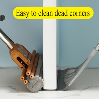 Magic Broom Mop Dry & Wet Floor Cleaning Brush Lantai Penyapu Magic Mop ...