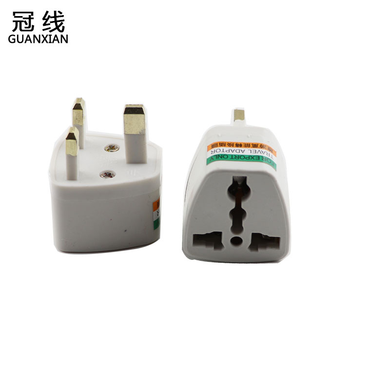 [QUEENIE] 3 Pin Conversion Plug Universal Adapter British Socket ...